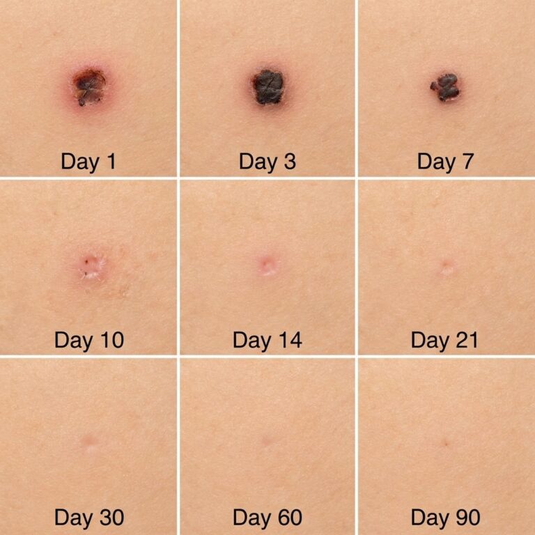 Mole Removal Healing Stages (With Pictures & Timeline)
